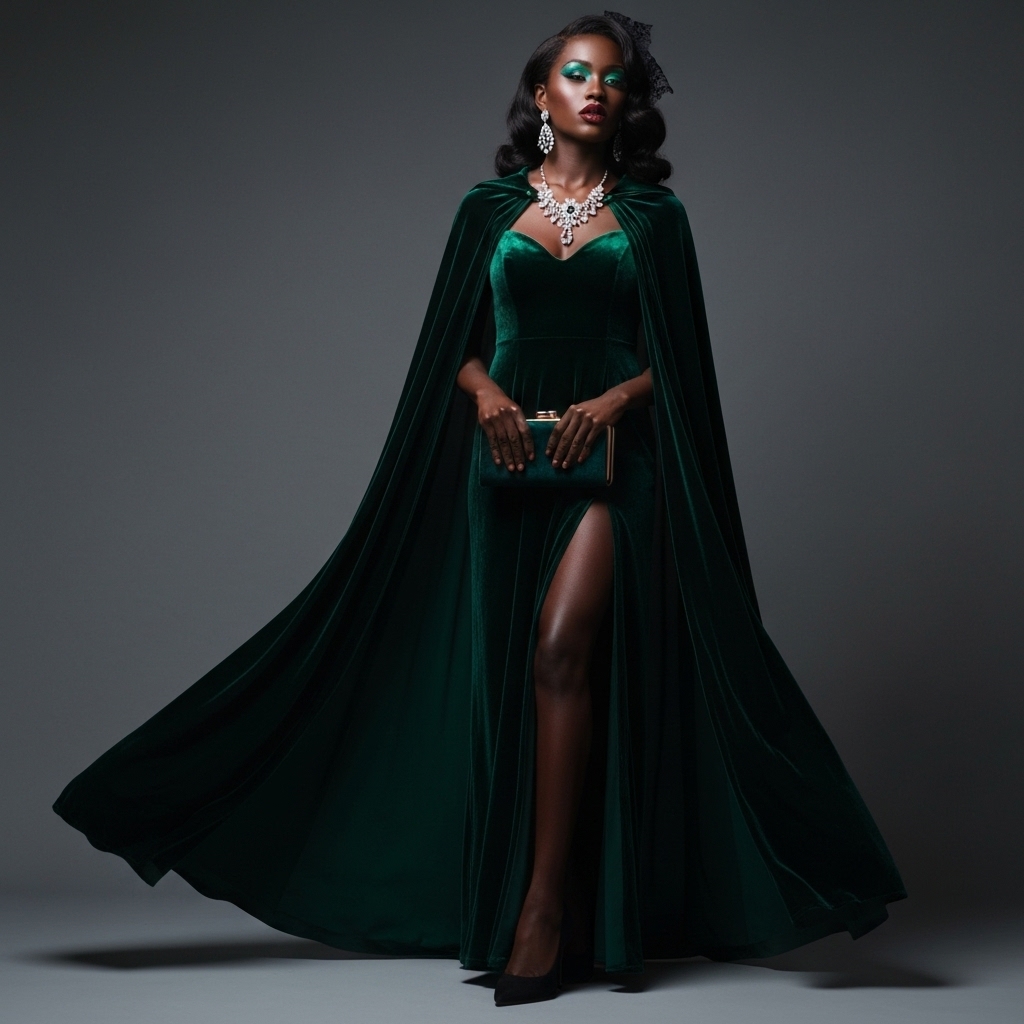 Vickie Very Velvet Costume by InfoStarBase